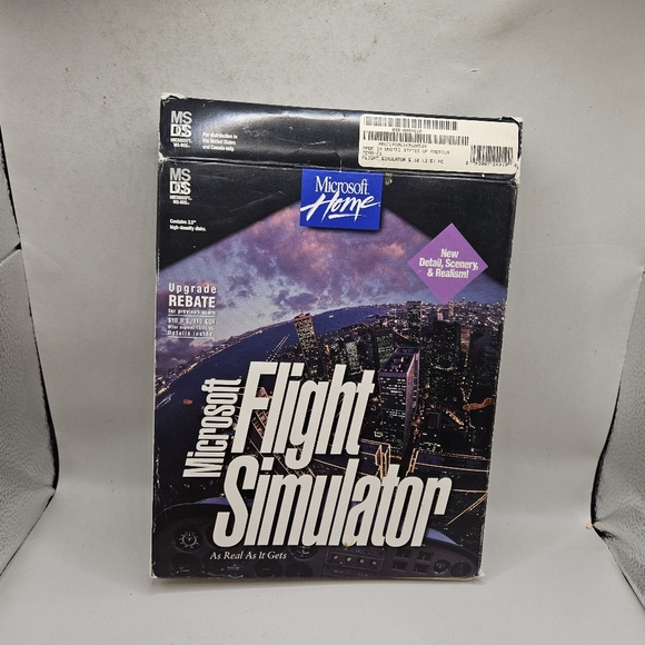 Microsoft | Other | Microsoft Flight Simulator 5 Pc 35 Disk Msdos ...